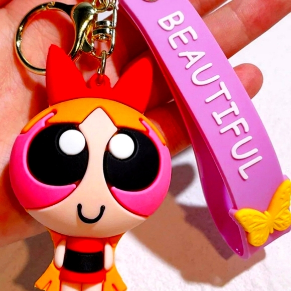 Cartoon Network | Accessories | Powerpuff Girls Blossom Keychain | Poshmark